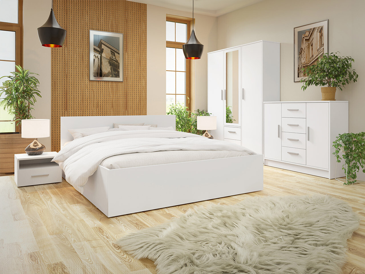 Seturi pentru dormitor potrivite pentru saltea 180 x 200 | Mobilier.ro