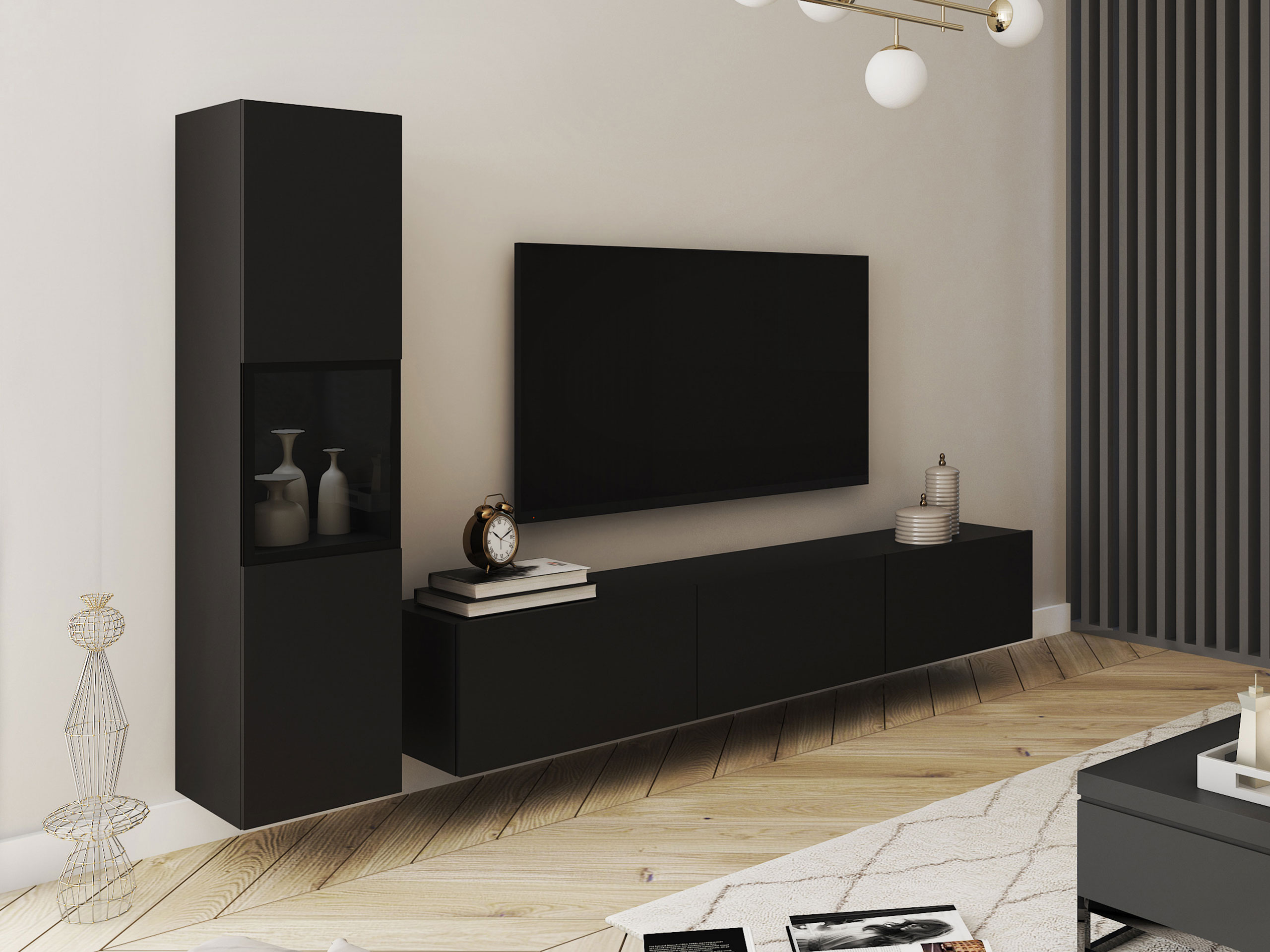 Set camera de zi Sarasota 192 (Grafit) - Mobilier pentru camera de zi ...